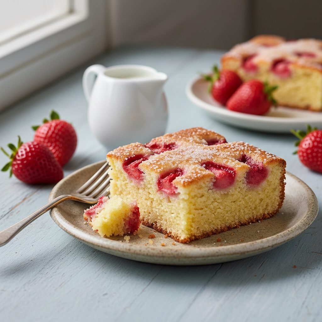 Irresistibly Moist Strawberry Snack Cake: The Ultimate One-Bowl Summer ...